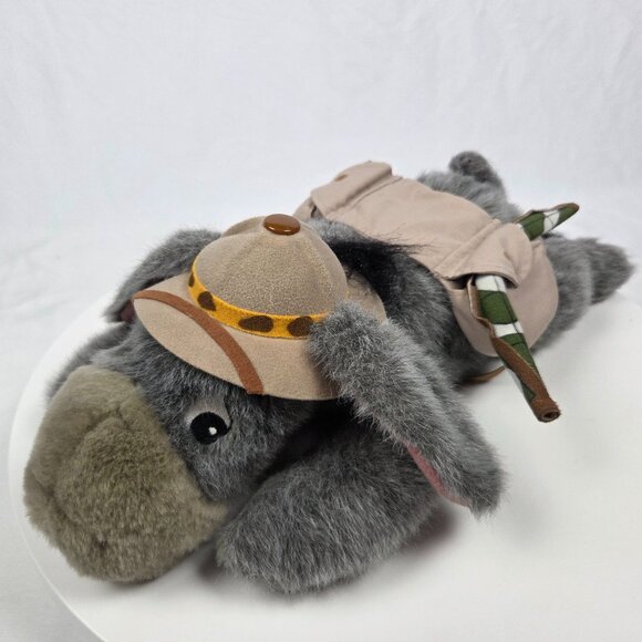 Toys | Walt Disney World Eeyore Plush Safari Stuffed Animal Rare 16 | Poshmark